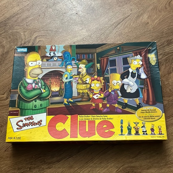 Hasbro | Games | The Simpsons Clue 2nd Edition | Poshmark